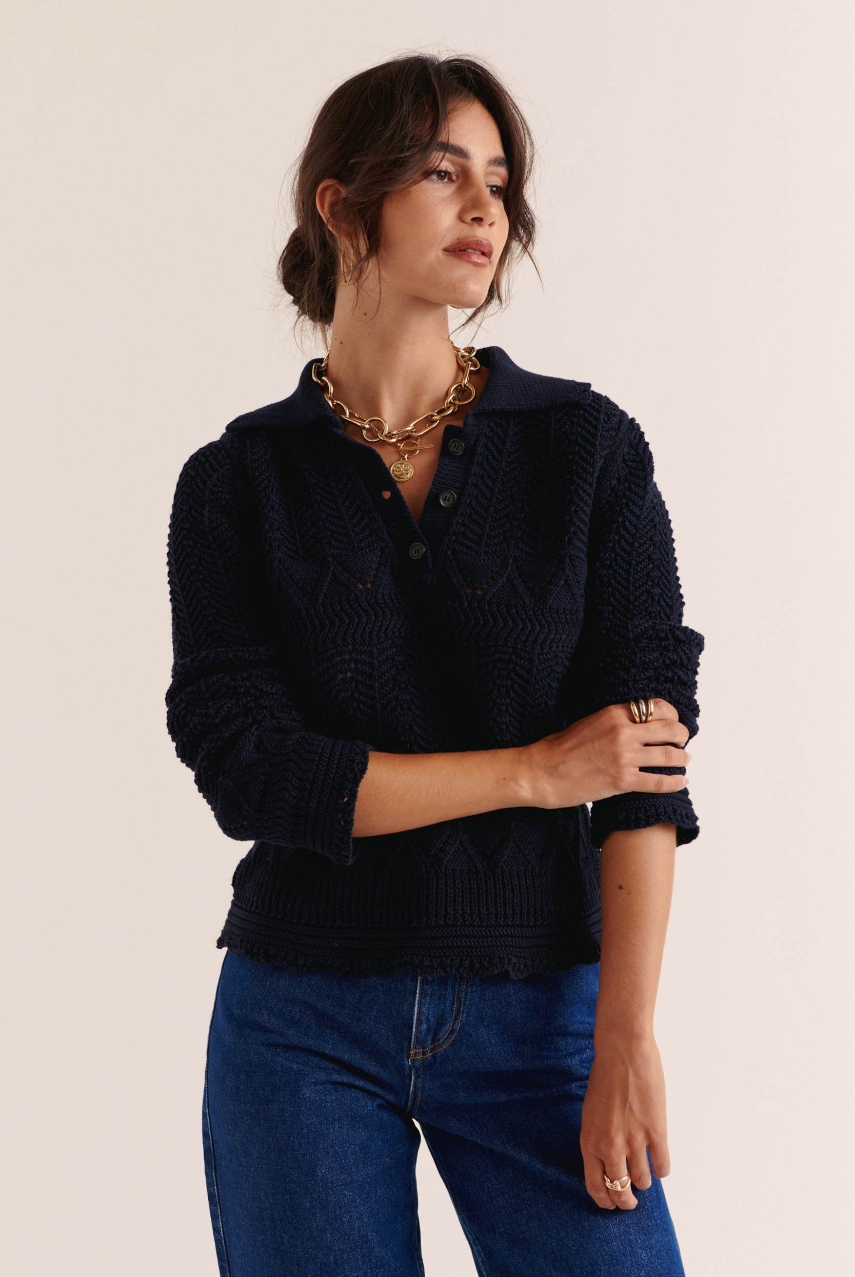 Polo Gwena marine - Balzac Paris
