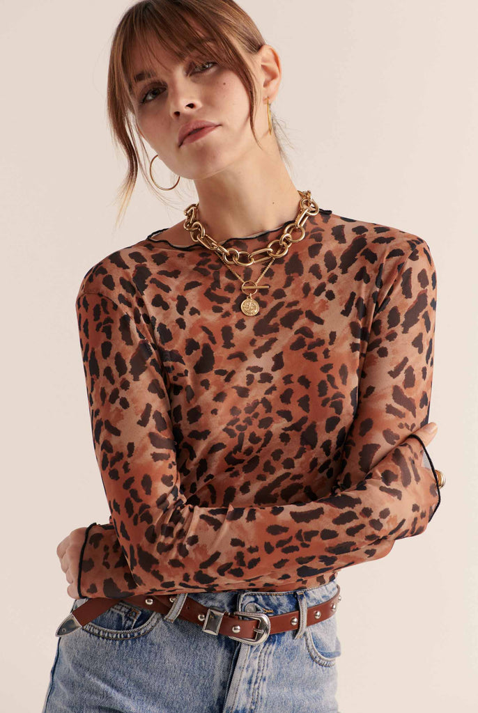 Top Isabella cheetah cappuccino - Balzac Paris