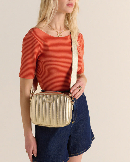 Body Heureuse rayures rouge et orange - Balzac Paris