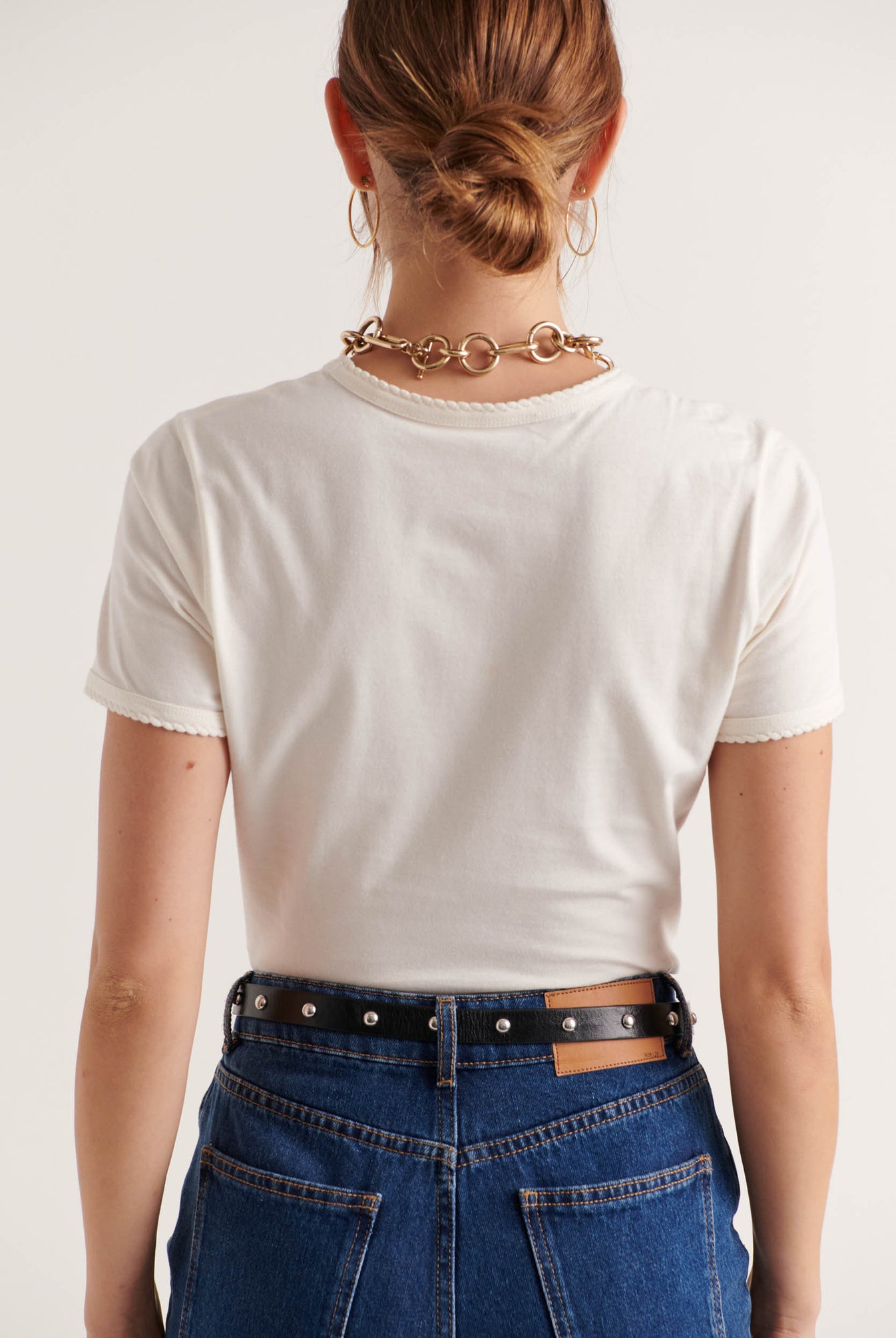Cameron black studded belt - Balzac Paris