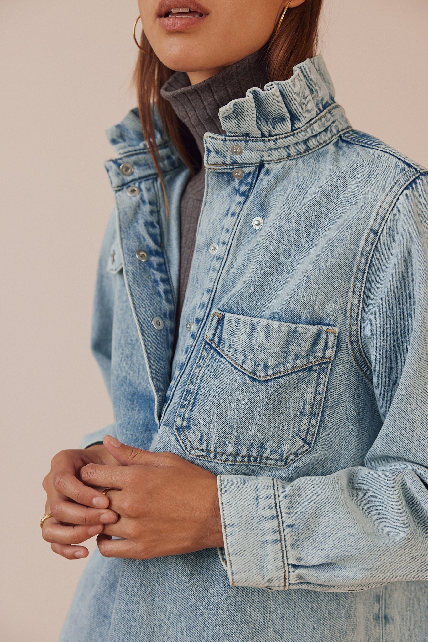 Ice blue Cyrius jacket - Balzac Paris