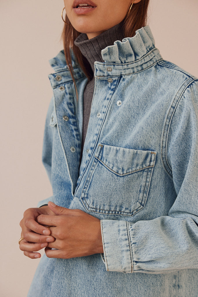 Ice blue Cyrius jacket - Balzac Paris