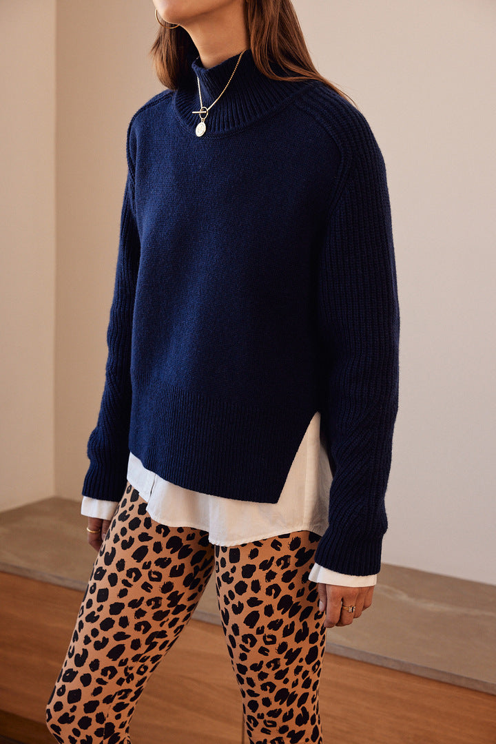 Pull Maël bleu marine - Balzac Paris