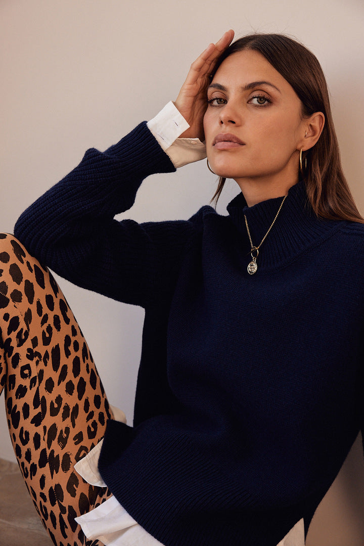 Pull Maël bleu marine - Balzac Paris
