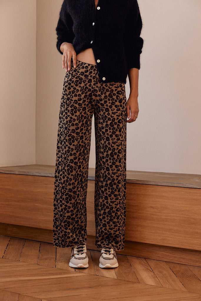 Pantalon Piana léopard irisé - Balzac Paris