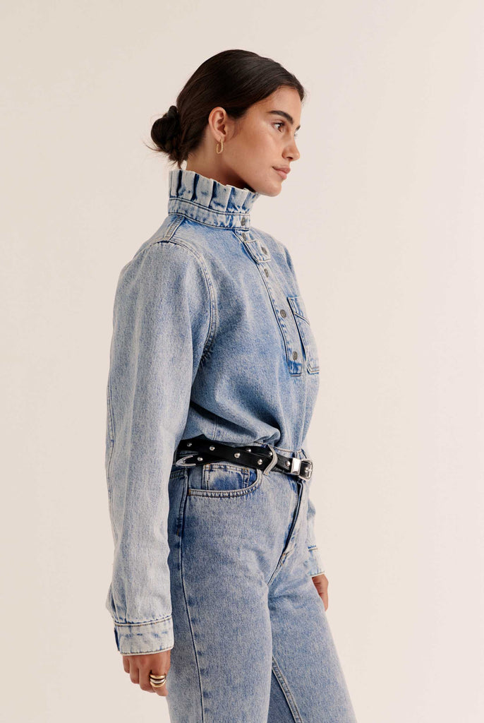 Ice blue Cyrius jacket - Balzac Paris