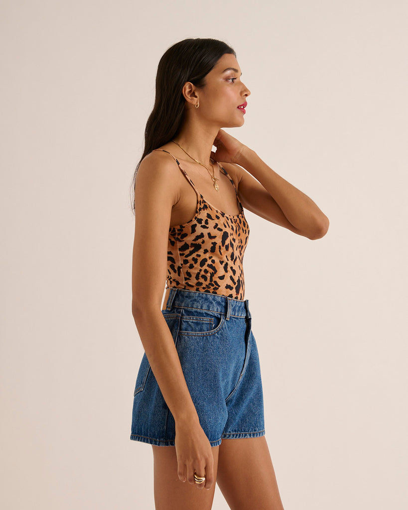 Emoi cheetah cappuccino bodysuit - Balzac Paris
