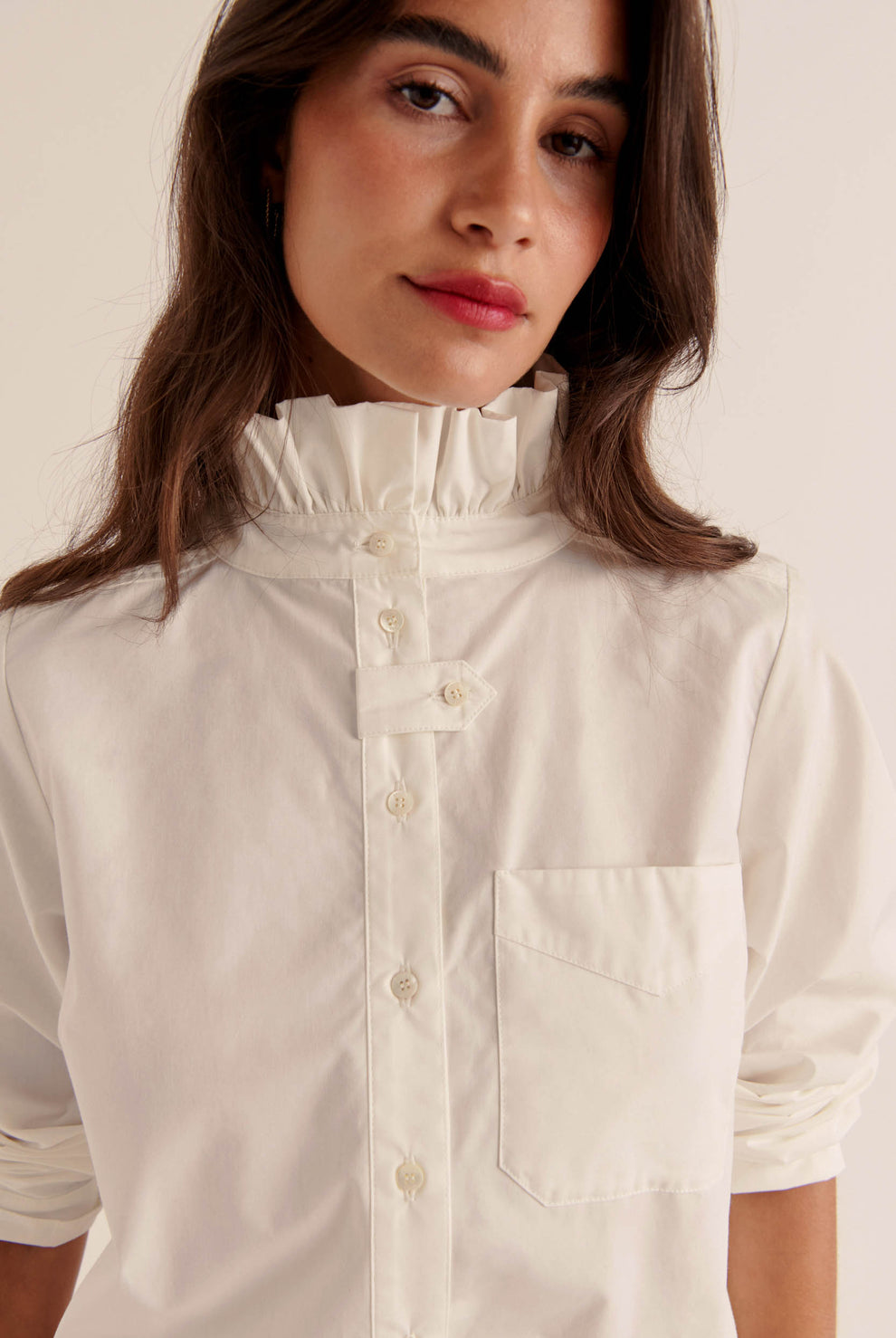Chemise Cyrielle blanc naturel - Balzac Paris