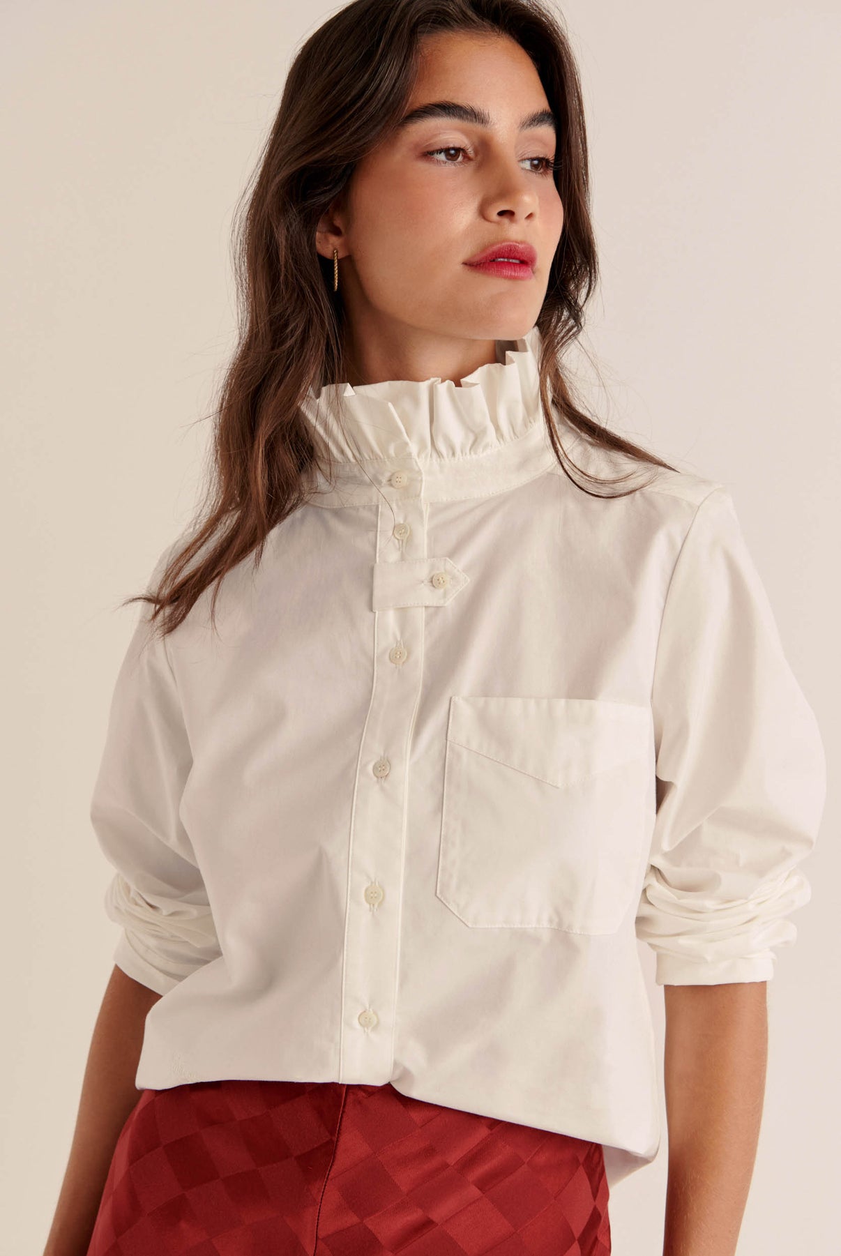 Chemise Cyrielle blanc naturel - Balzac Paris