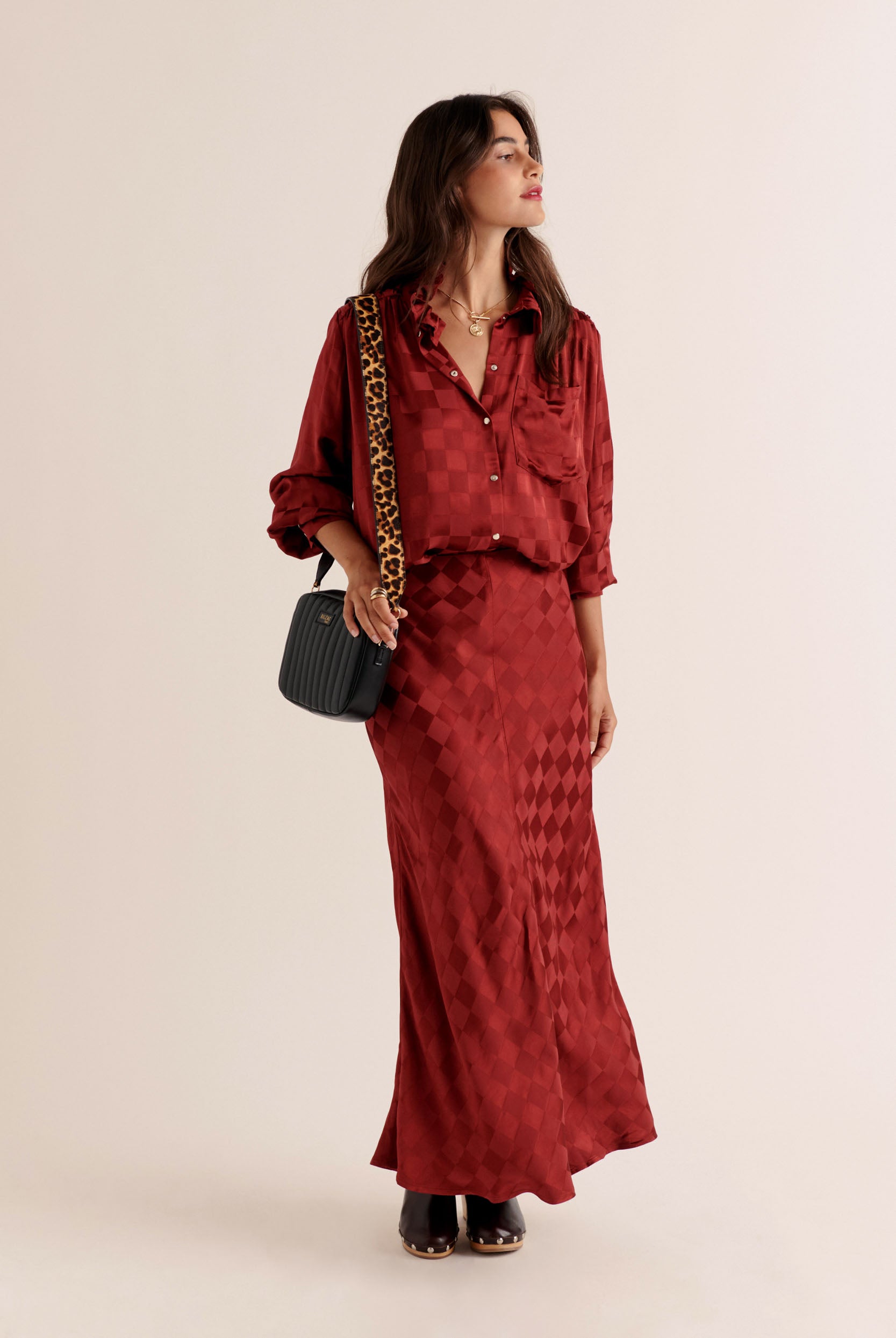 Ashley Checkerboard Skirt - Balzac Paris