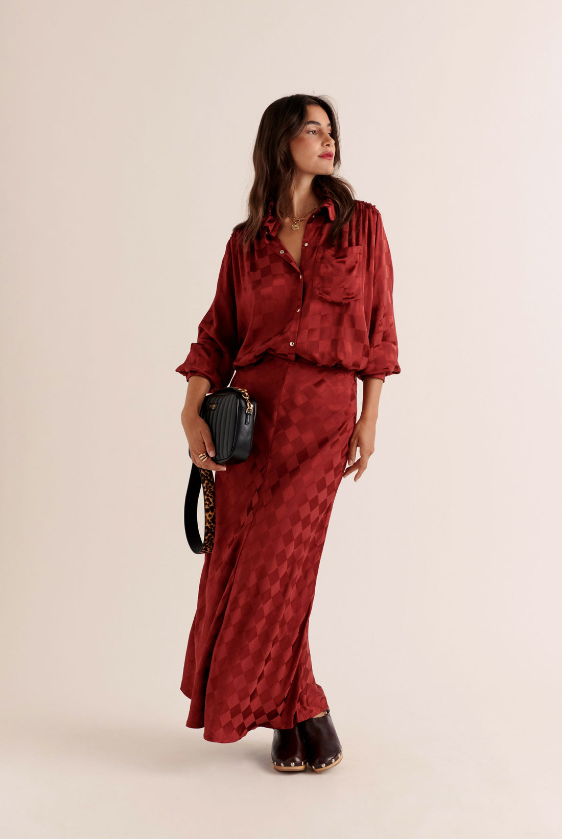 Ashley Checkerboard Skirt - Balzac Paris