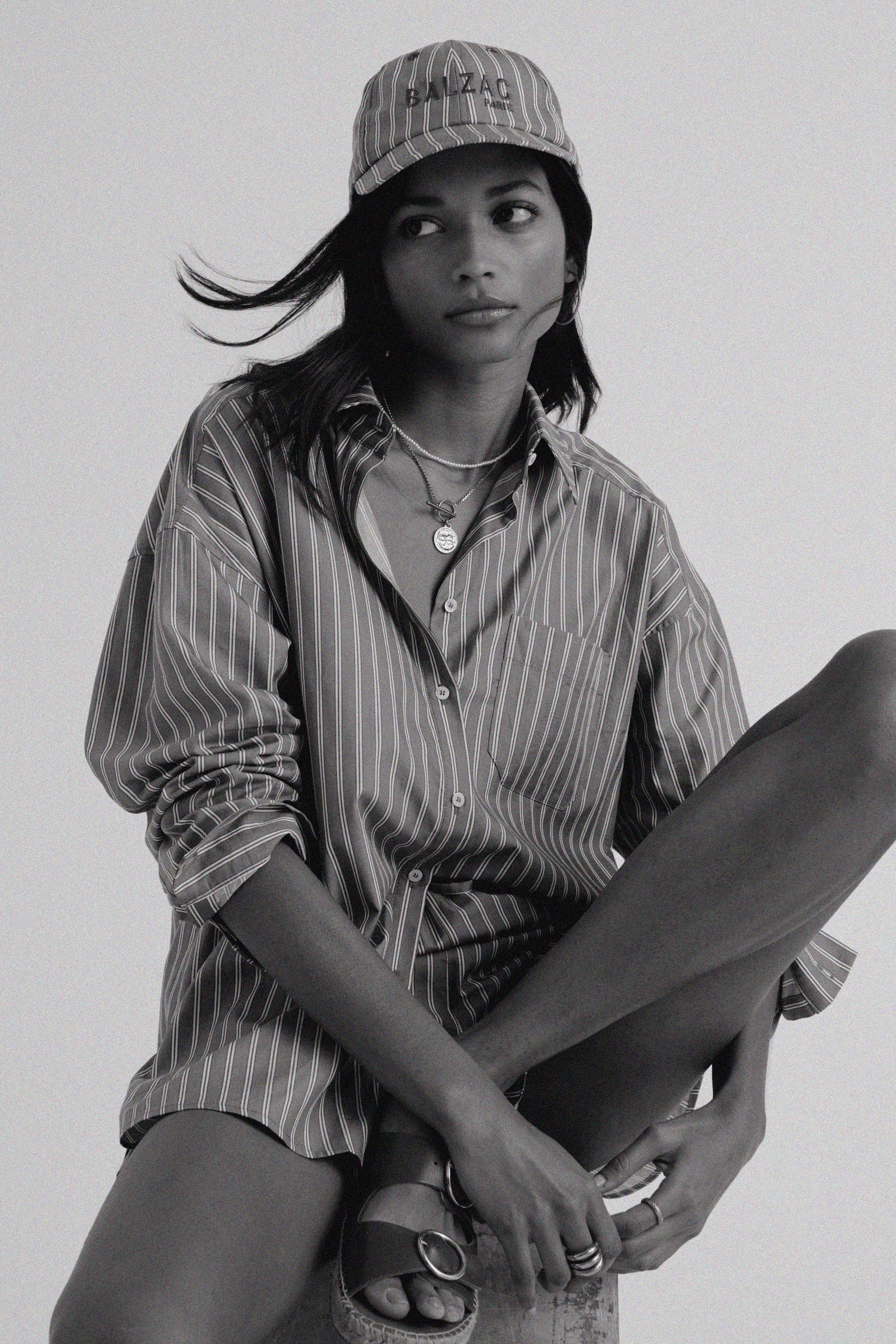 Chemise Hector rayures vert et orange - Balzac Paris