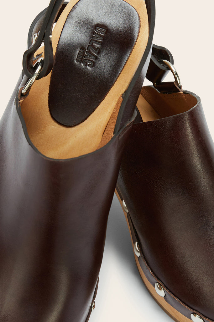 Stone clog Bordeaux - Balzac Paris