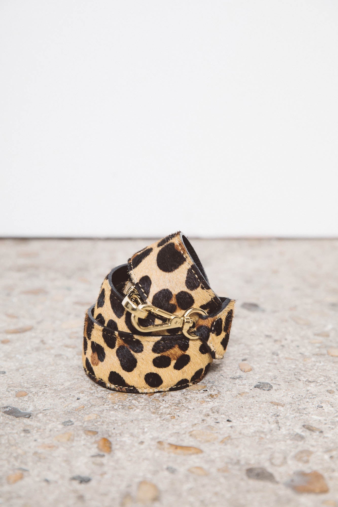 Anse César léopard cuir effet pony amovible - Balzac Paris