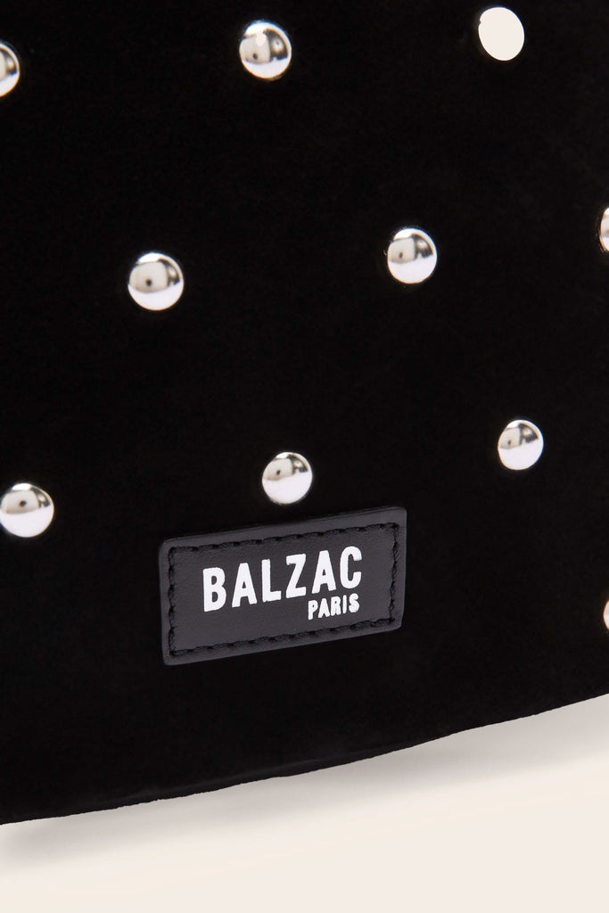 Sac Orion noir clouté - Balzac Paris