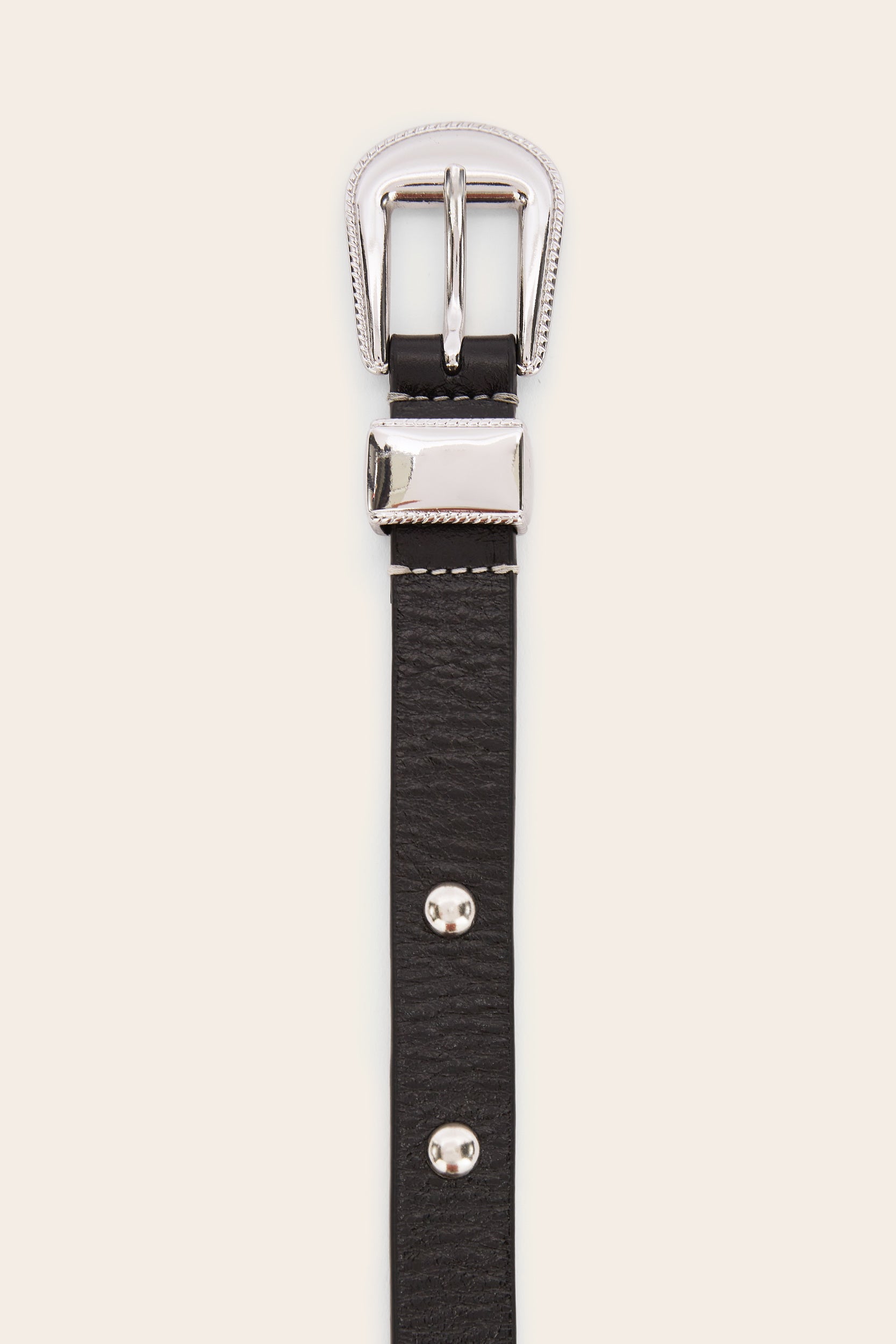Cameron black studded belt - Balzac Paris