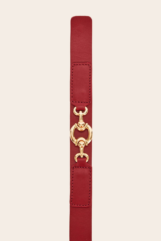 Brandon burgundy belt - Balzac Paris