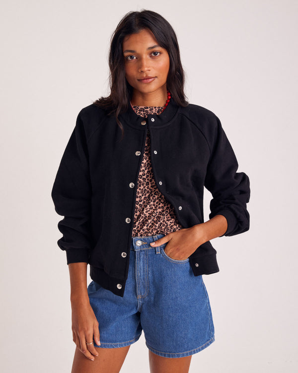 Cozy black cardigan - Balzac Paris