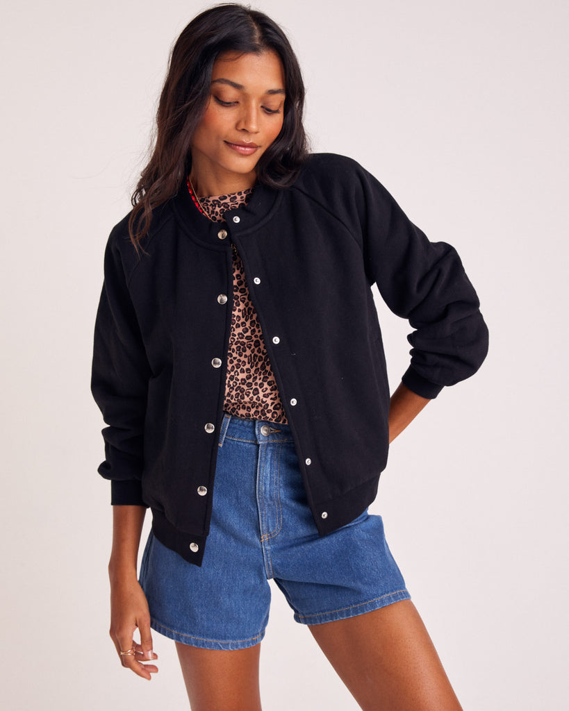 Cozy black cardigan - Balzac Paris