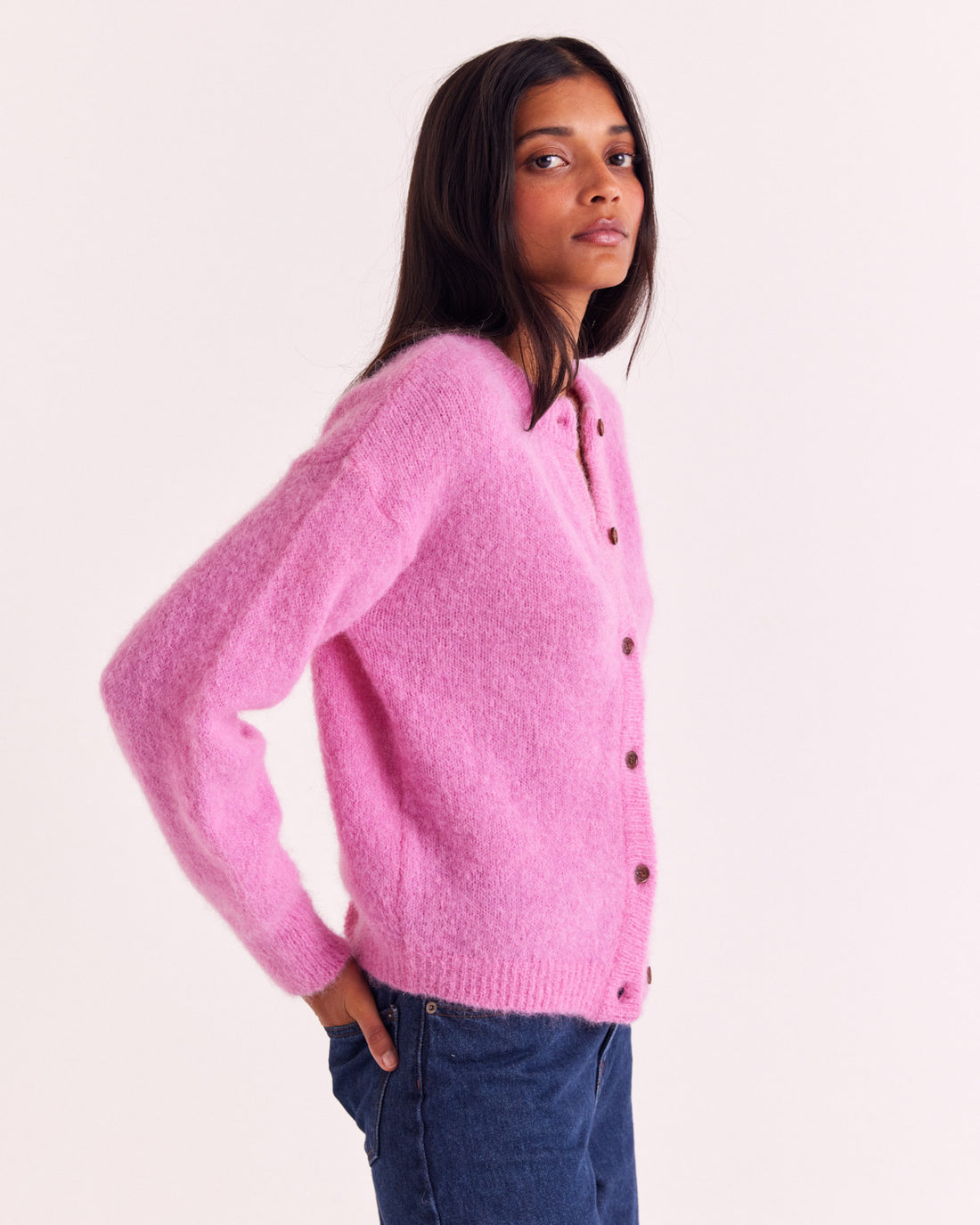 Cardigan Douceur rose bonbon - Balzac Paris