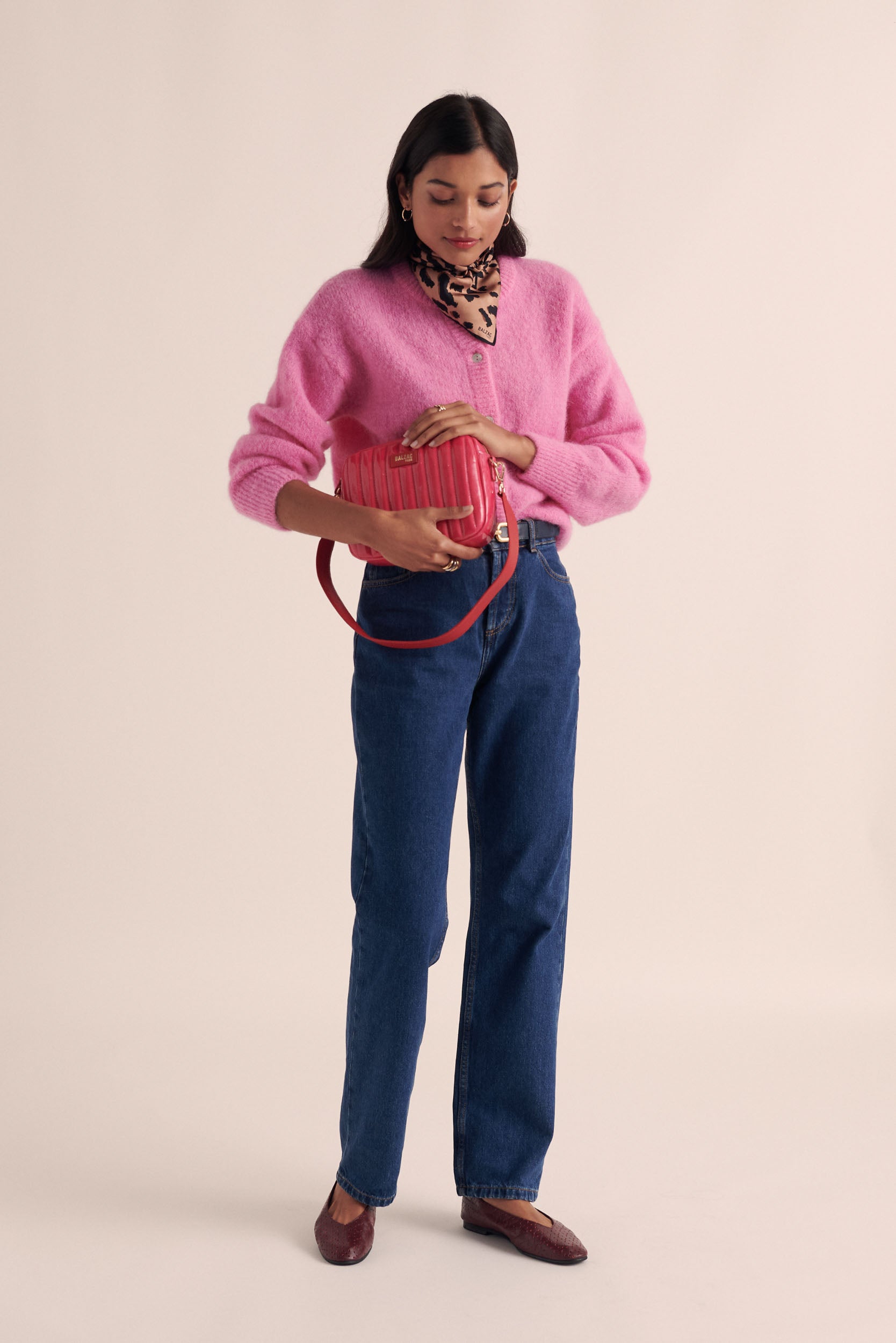 Cardigan Douceur rose bonbon - Balzac Paris