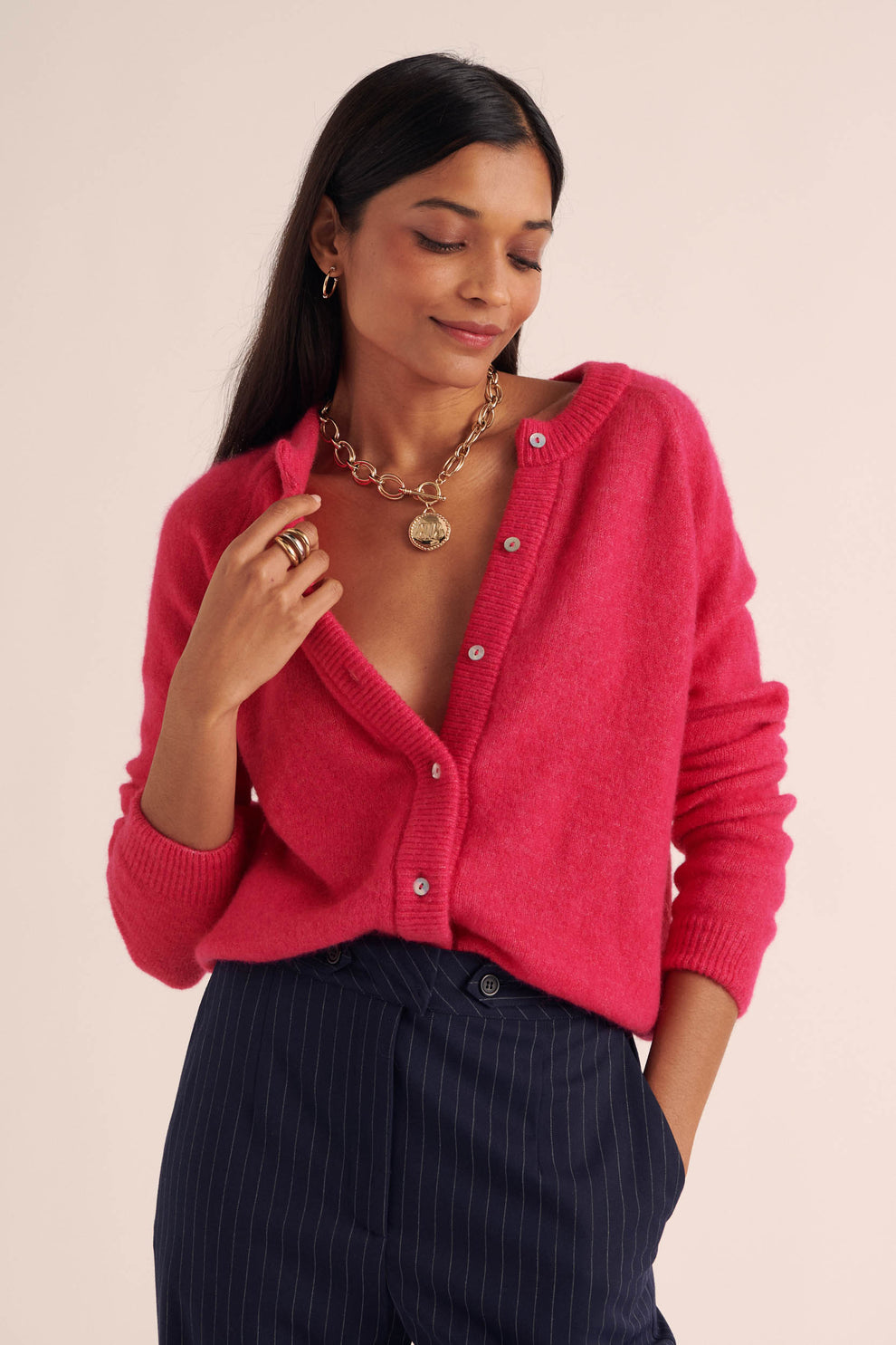 Cardigan Come fuchsia - Balzac Paris
