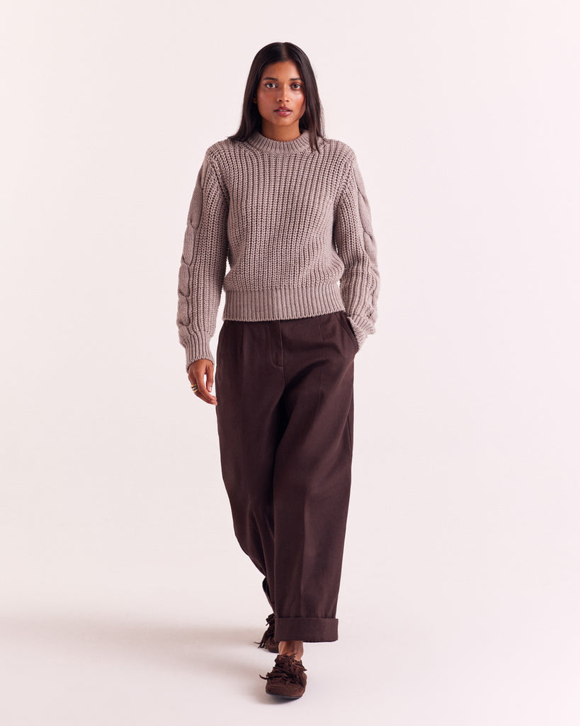 Pull Andrew beige - Balzac Paris