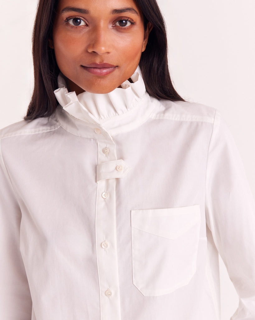 Chemise Cyrielle blanc naturel - Balzac Paris