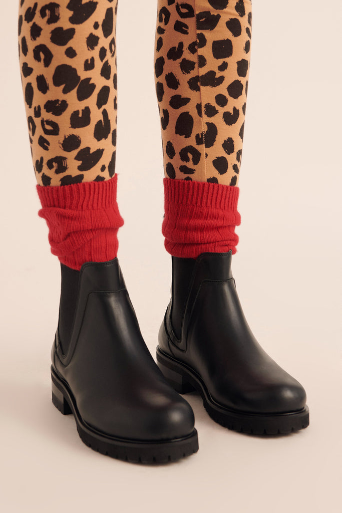 Red Felice sock - Balzac Paris