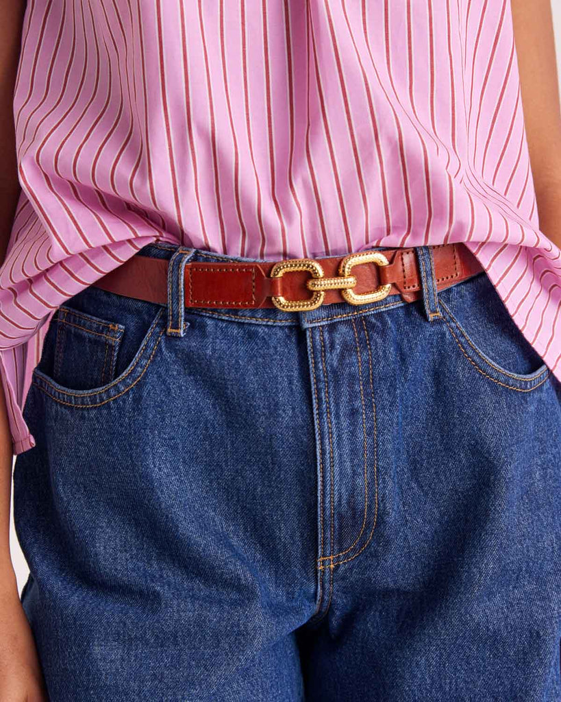 Céane cognac belt - Balzac Paris