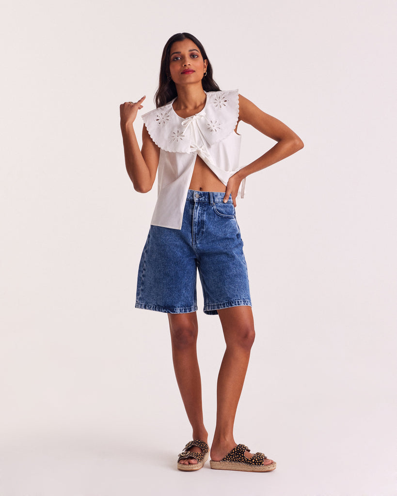 Natural white Moana top - Balzac Paris