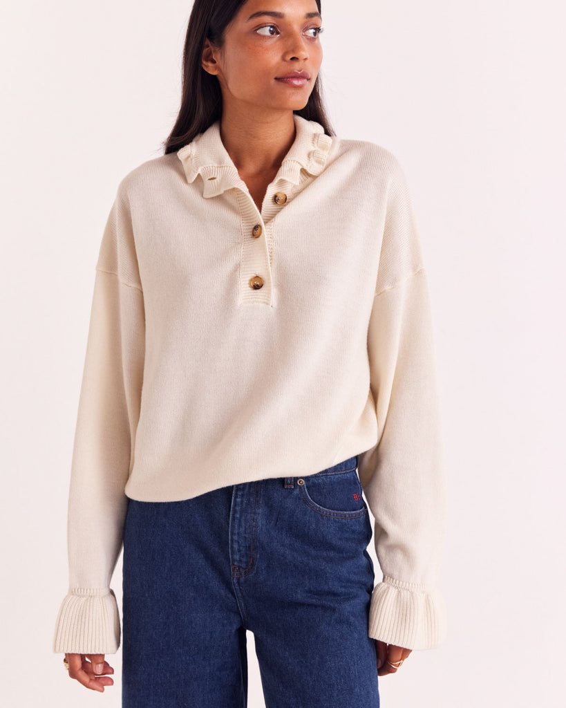 Pull Pauline écru - Balzac Paris