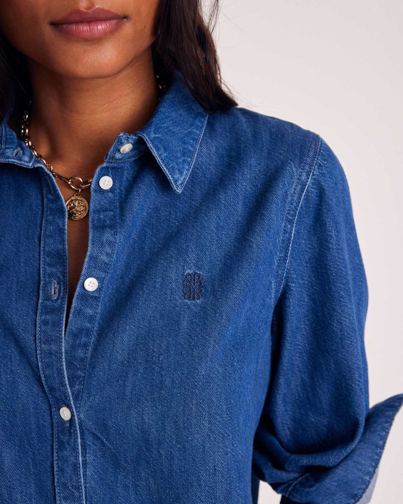 Chemise Liseron bleu outremer - Balzac Paris