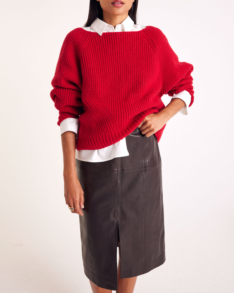 Pull Edgar rouge - Balzac Paris