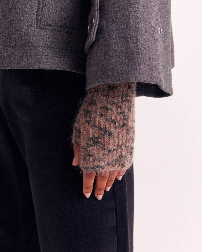 Spotted Cheetah Dimitri Mittens - Balzac Paris