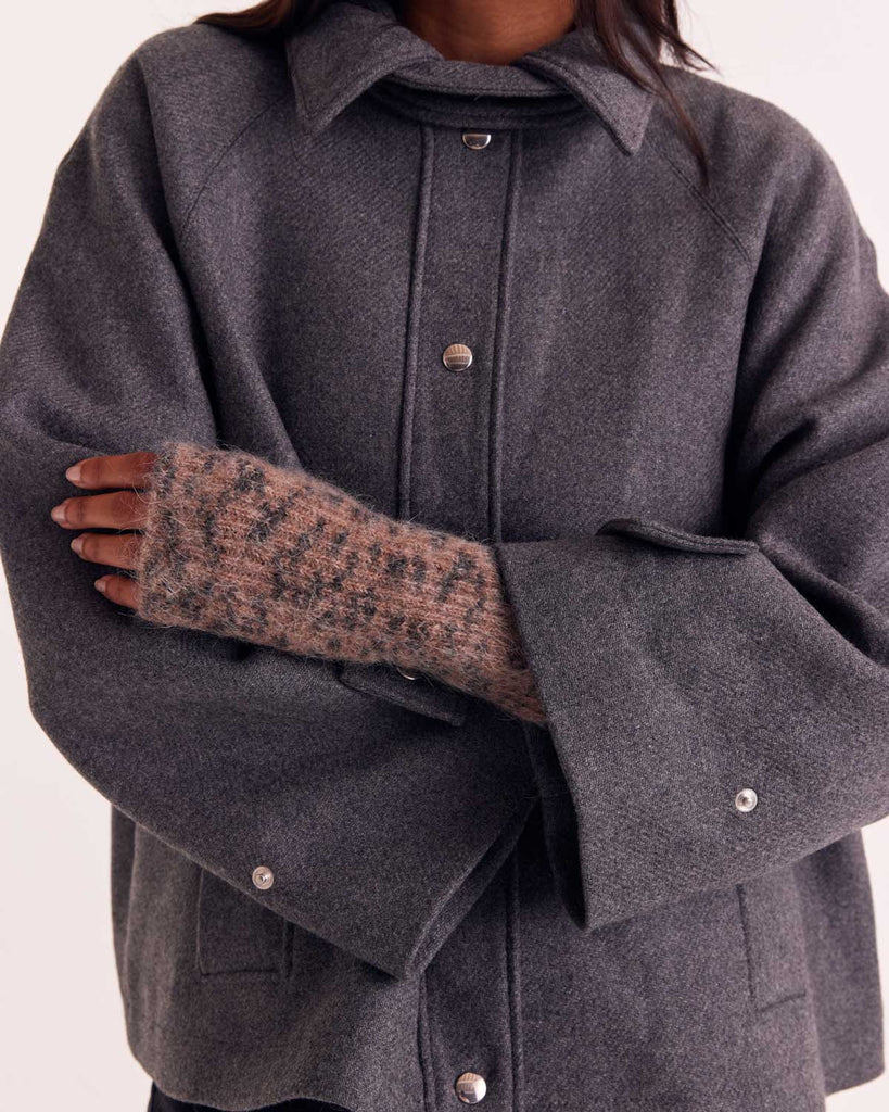 Spotted Cheetah Dimitri Mittens - Balzac Paris