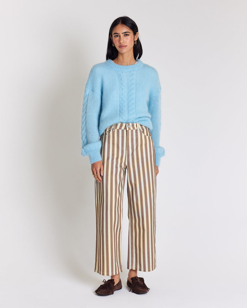 Sky blue Arthur sweater - Balzac Paris