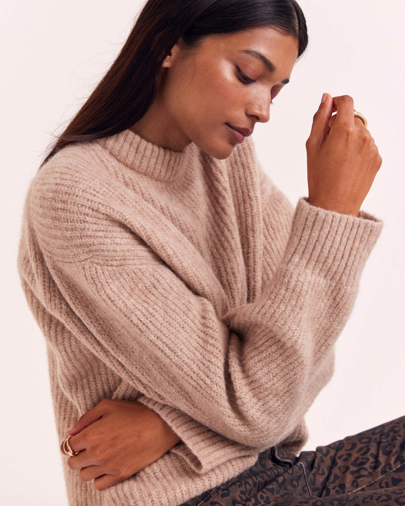 Pull Théodore beige - Balzac Paris