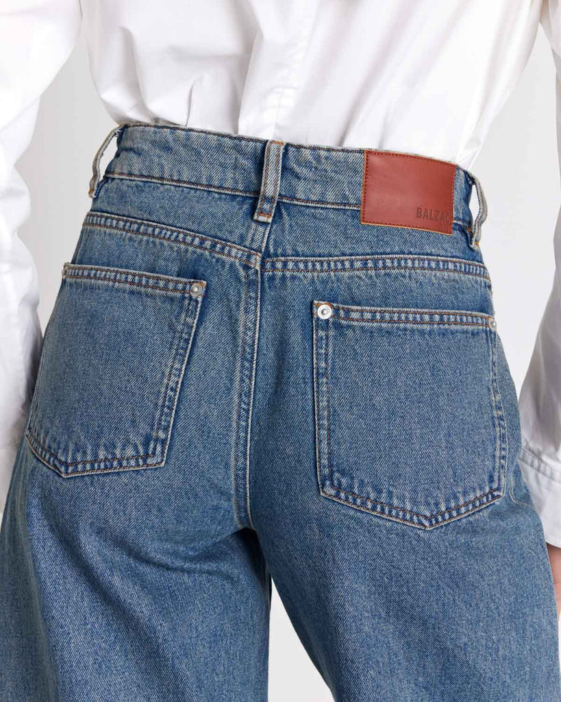 Vintage blue Jean Mateo - Balzac Paris