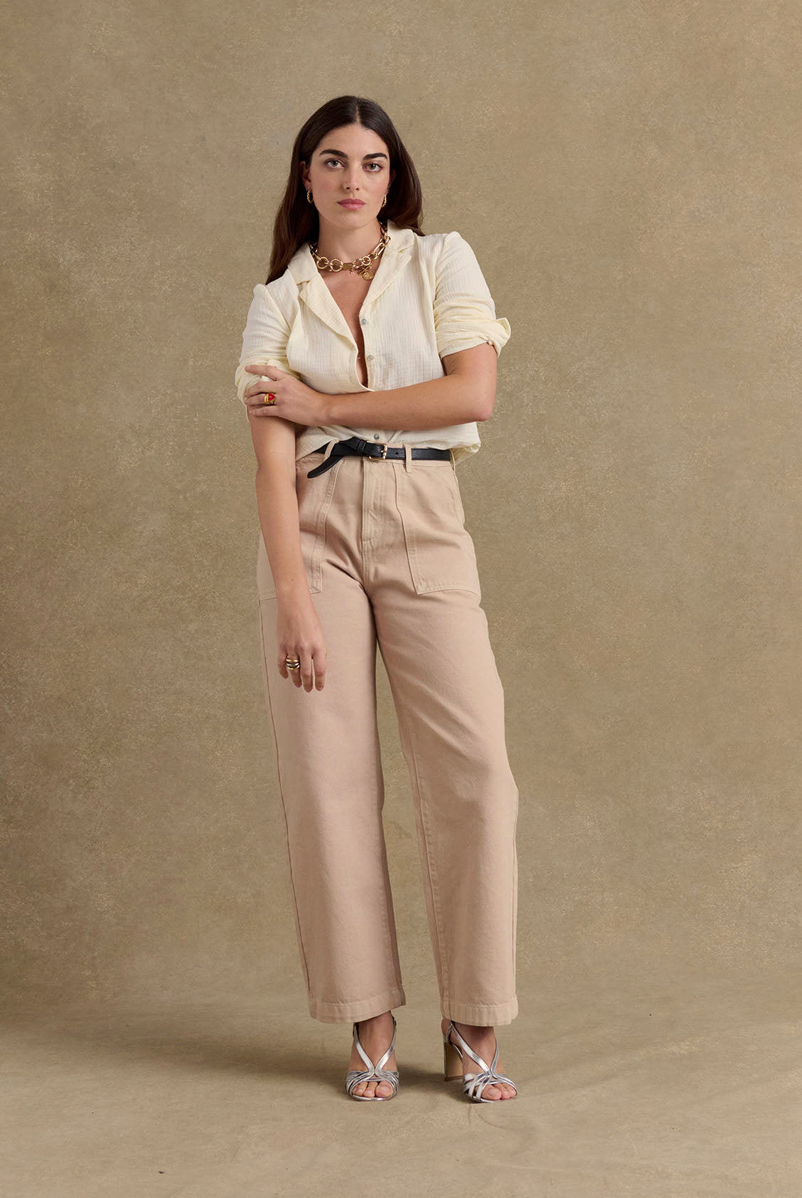 Collier Marina coeur doré - Balzac Paris