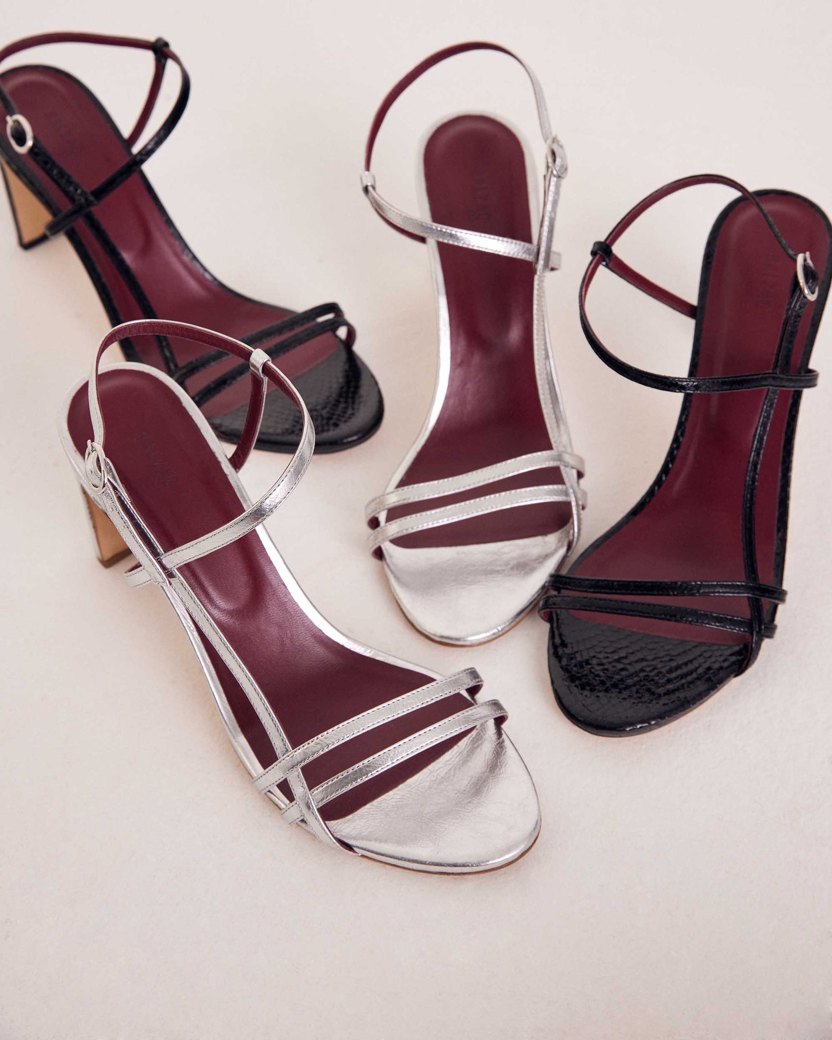 Sandales Cornelia argent - Balzac Paris