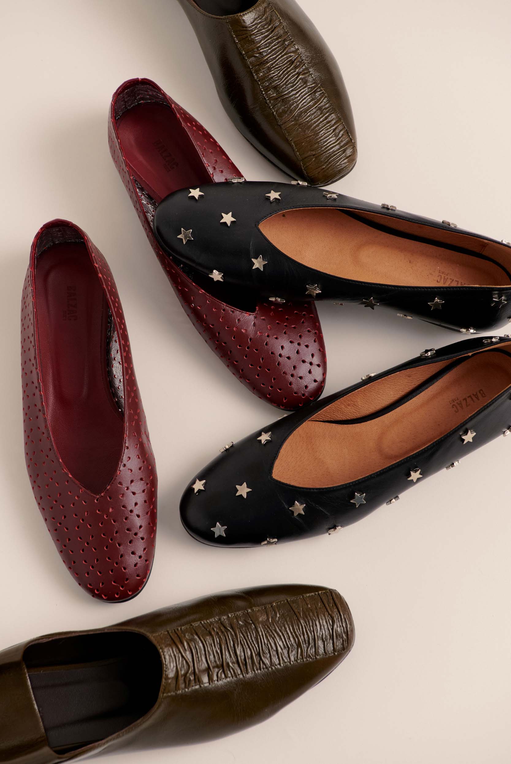 Ballerines Grace kaki - Balzac Paris