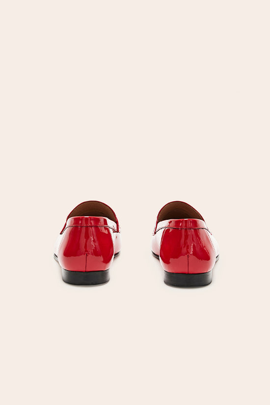 Flavie red patent moccasins - Balzac Paris