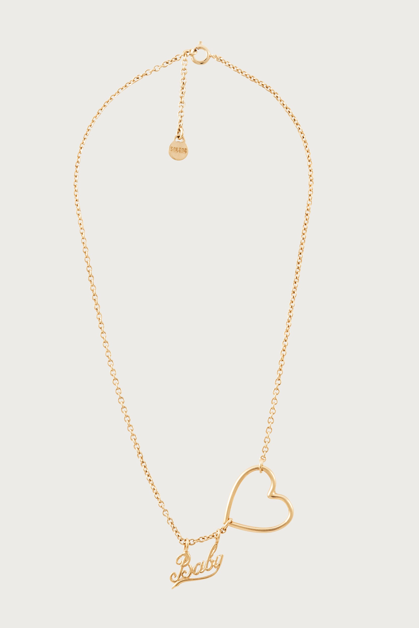 Collier Marina coeur doré - Balzac Paris