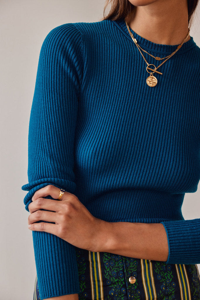 Pull Clafoutis bleu canard - Balzac Paris