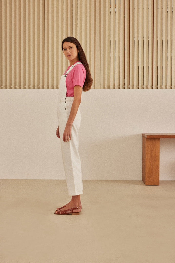 Pearl white Edifice dungarees - Balzac Paris