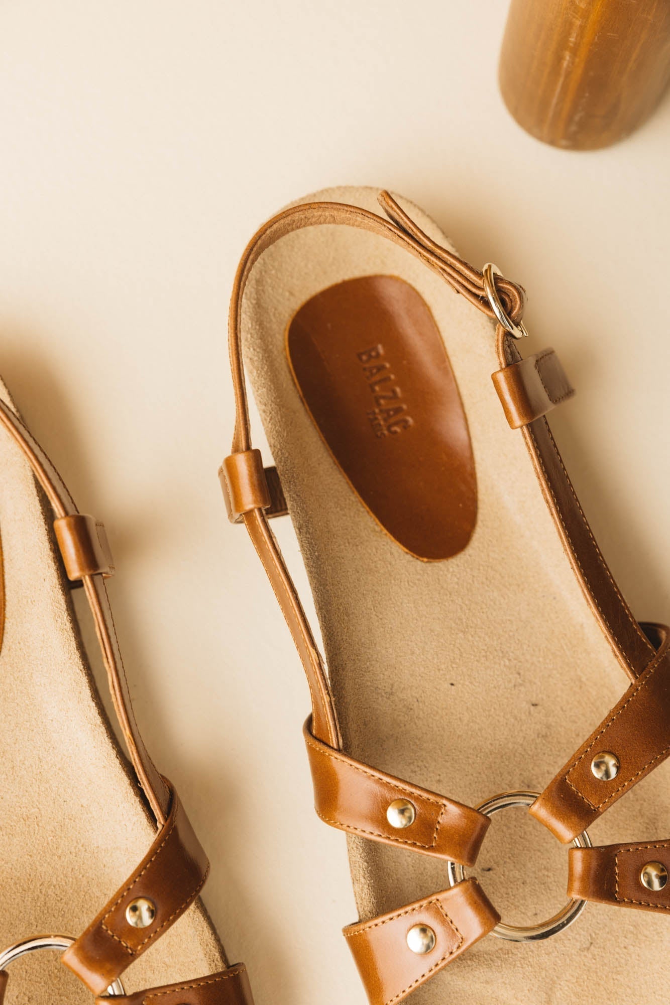 Sandales Ventura cognac - Balzac Paris