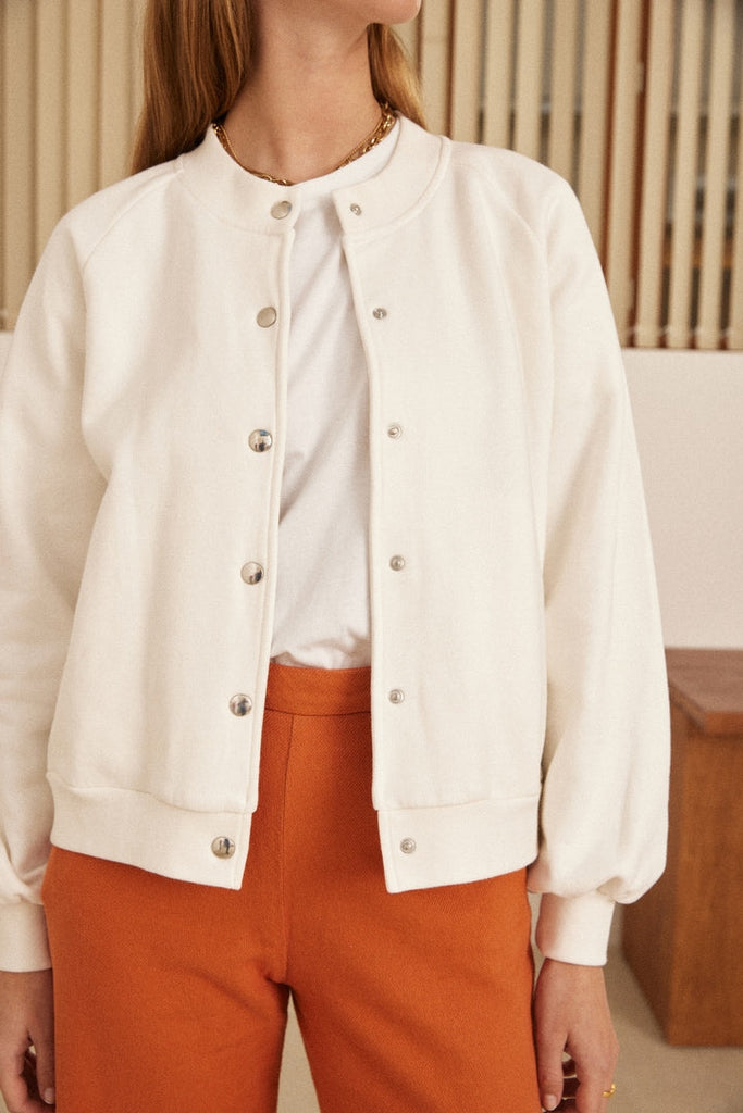 Ecru cozy cardigan - Balzac Paris
