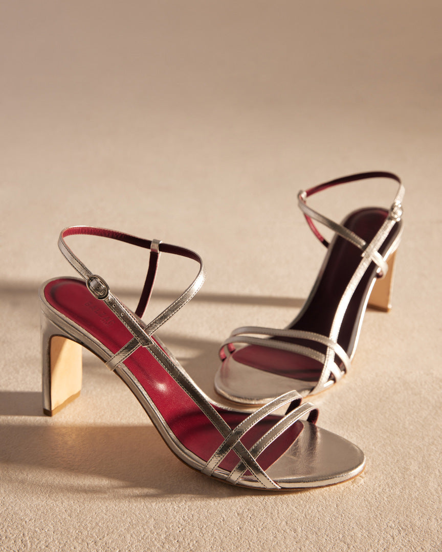 Sandales Cornelia argent - Balzac Paris