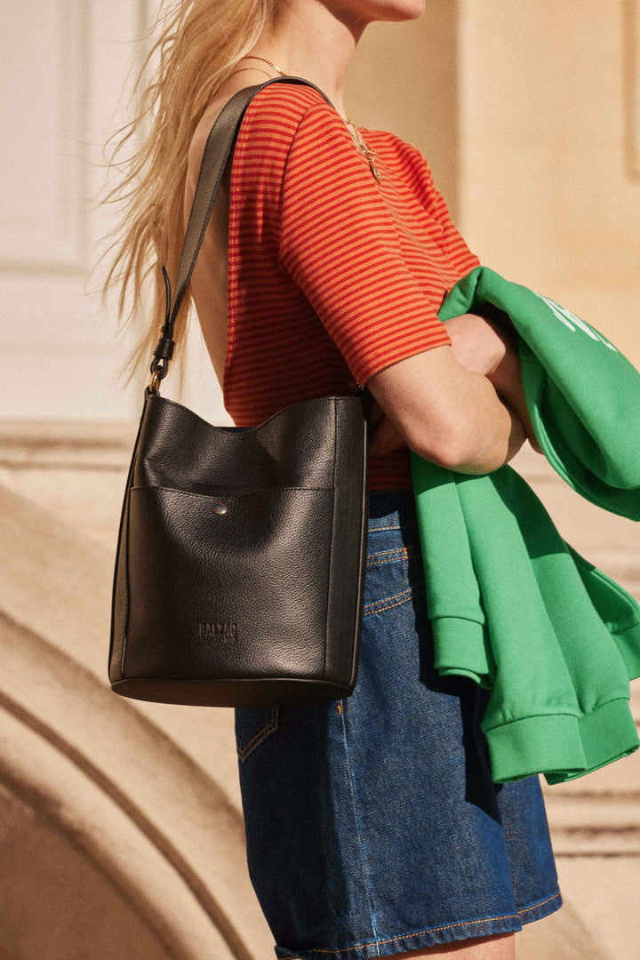 Body Heureuse rayures rouge et orange - Balzac Paris